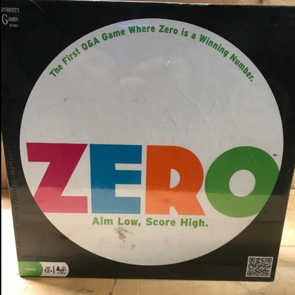 University Games | Party Supplies | Zero Family Board Game By ...